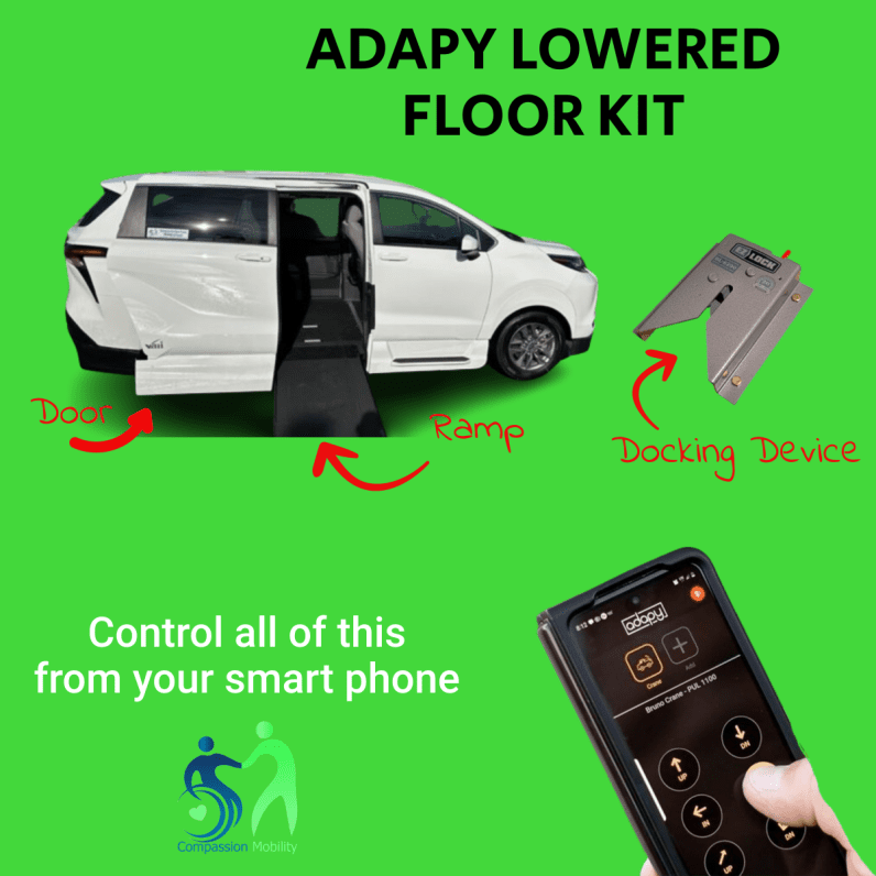 Adapy – Fullsize Van Kit (Occupied Lift) - Compassion Mobility ...